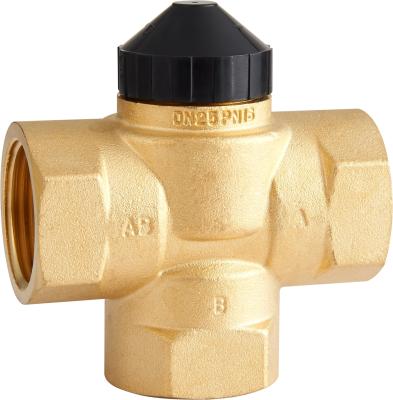 Cina 7103 DN25 T uguale a 1 pollici Switching Valve di modello realizzabile con gli azionatori termoelettrici per i sistemi di controllo della centrale di HVAC in vendita