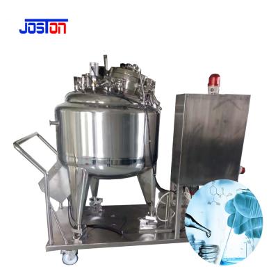 Cina Chemical Liquid Emulsifying Preparation Mixing Tank Movable Trolley Vacuum With Wheels in vendita