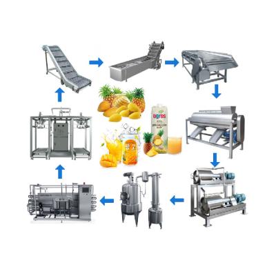 Cina La frutta spappola la linea di Juice Concentrate Beverage Processing Production per il mango e l'ananas in vendita