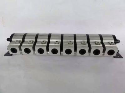 Cina Divisore di flusso rotatorio grigio dell'ingranaggio di 8 sezioni 2 sbocco G3/8 G1/2 dell'entrata di FDF in vendita