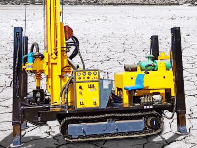 Chine Type machine pneumatique de chenille de Borewell de l'eau 400meter à vendre