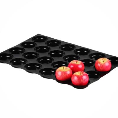China Supermarket Thick Fruit Tray Display Pad Apple Positioning Grid Supermarket Bulk Anti slip Peach Display Bottom Tray for sale