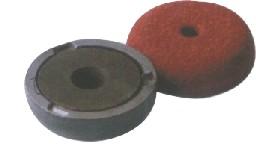 Cina Magnete piatto alNiCo con fori svasati incollato Soft acciaio piatto con foro Coated Red Paint in vendita