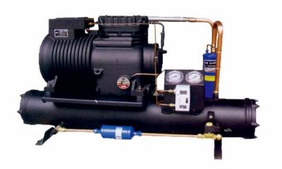 Cina R22 Midium ed unità di condensazione raffreddata ad acqua del pistone semiermetico di bassa temperatura in vendita