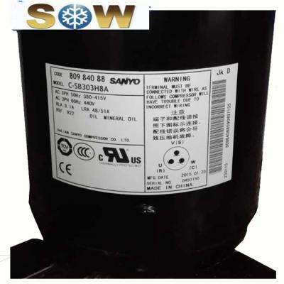 Cina Accessori R22 4HP di refrigerazione del compressore C-SB303H8A di Sanyo Sanyo del condizionamento d'aria in vendita