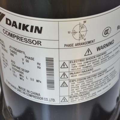 Cina compressore autentico originale di refrigerazione del compressore JT170GABY1L DAIKIN del condizionamento d'aria del compressore di 5HP Giappone Daikin in vendita