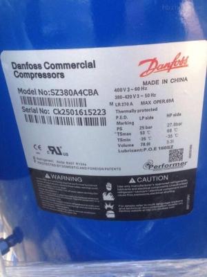Cina Compressore del condizionamento d'aria dell'esecutore del compressore SZ380A4CBA di refrigerazione del rotolo dell'esecutore di R407C Danfoss in vendita