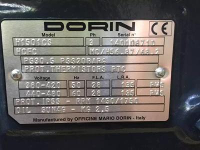 Cina Compressore ermetico H1501C3 dei semi di refrigerazione dell'Italia Dorin di CO2 utilizzato nell'alta, temperatura media, bassa e ultrabassa in vendita