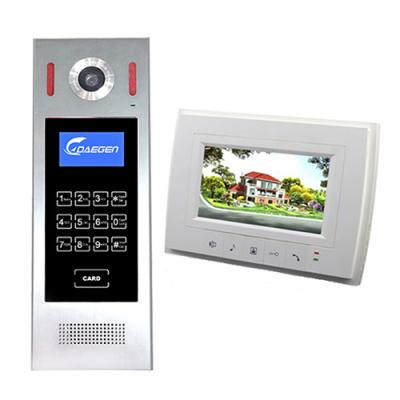 China Wires Intercom for home Wires Doorbell intercom building apartment building video door phone for sale