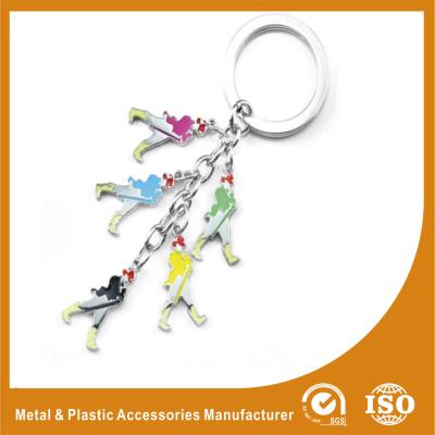 Cina La lucidatura ha personalizzato il metallo su misura Keychains per l'automobile ha portiere in vendita