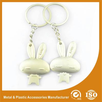 Cina Il coniglio maschio e femminile coppia i keychains per il regalo di giorno di S. Valentino in vendita