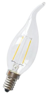 Chine bougie menée du filament 2w dimmable à vendre