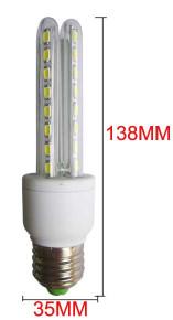 Chine la lampe d'intérieur en aluminium économiseuse d'énergie ultra-lumineuse du local commercial de ménage de lampe de maïs de 2u LED 8w e27 ambiante se protègent à vendre