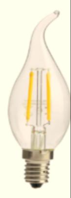 China La oficina transparente de la casa del bulbo de cristal de 200 del lumen del filamento 2w C35 del LED de la LÁMPARA del ahorro microprocesadores interiores retros de la energía utilizó el modelo de la UE en venta