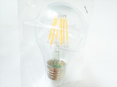 China Bulbo A60 6w do filamento do diodo emissor de luz 620 anos transparentes de vidro interno modelo da qualidade de Hign dos artigos da UE da garantia 110/220v do lúmen 2 retro à venda