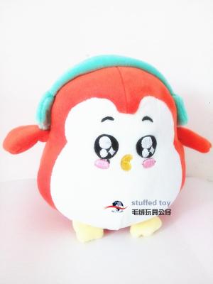 China plush penguin animal stuffed for kids children pp cotton inside soft plush red with music player cool guy new fashion for sale