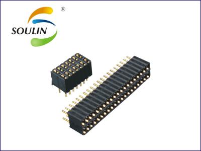 中国 まっすぐなH5.0女性ヘッダーのコネクター1.27x2.54mmピッチYのタイプ 販売のため