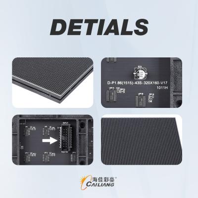 LED Modules D1.66 320*160mm for 2024 CAILIANG Indoor 4K Small Pixel Pitch Video