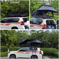 Quality Customized Big Space Car Rooftop Tents With Double Rain Cover Square Rooftop Tent Z Style for sale