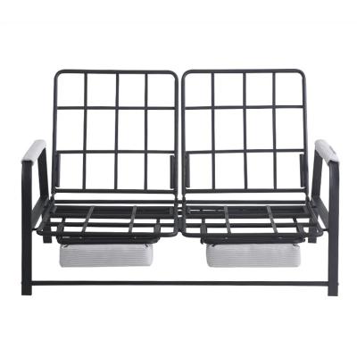 China Japanese Two-seater Sofa Chair for Sitting and Lying On, Corduroy Fabric Bed for sale