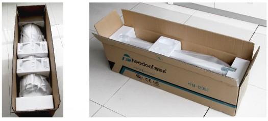 Air curtain packaging