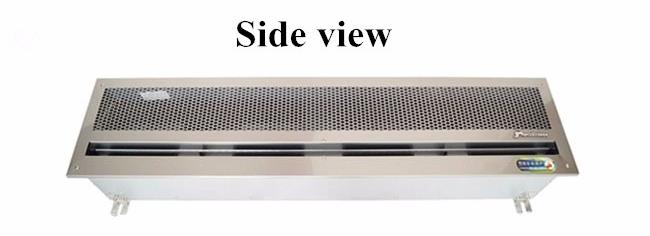 Air curtain technical diagram