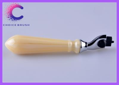 China Rostfreier + kundenspezifischer acrylsauergriff des Machs 3 für Friseursalon mit Drucklogo zu verkaufen