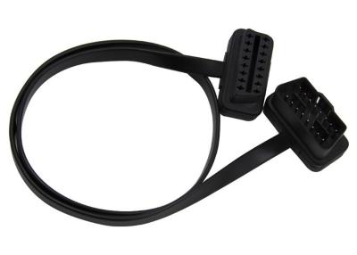 China De Rechte hoek Mannelijke 24V van OBD2 OBDII J1962 aan Vrouwelijke Uitbreidings Vlakke Kabel Te koop