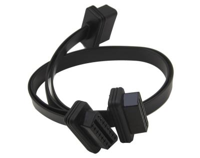 Κίνα OBD2 OBDII 16 καρφίτσα J1962 αρσενικό 24V στο διπλό θηλυκό επίπεδο καλώδιο θραυστών Υ προς πώληση