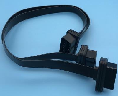 Κίνα Αρσενικό καρφιτσών J1962 OBD2 OBDII 16 στο διπλό θηλυκό επίπεδο καλώδιο θραυστών Υ προς πώληση