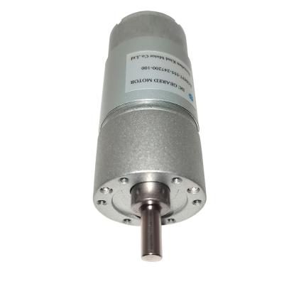 Cina L'eccentrico ha prodotto l'acciaio inossidabile innestato a bassa velocità di 12Kg.cm del motore di 37mm in vendita