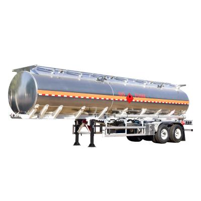 Cina 40000 Litri Tri-Axle Fuel Tanker Trailer Mobile Gasoline Trailer in vendita