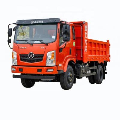 China DAYUN 4X2 Volquete Volquete de volteo trasero Vagón autolimpiante en venta