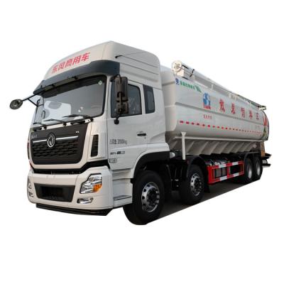 China 8x4 Dongfeng Factory Direct Price  30cbm Bulk Feed Truck  Grain Delivery Truck  New Silos Chicken Feed Transport Truck for sale