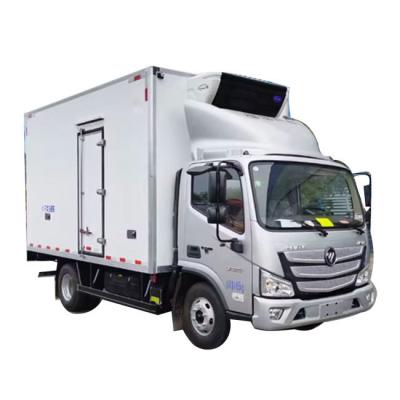 China New Model 4*2 FOTON  4.2M Somewhat Mixed New Energy Refrigerated Trucks Van Refrigerator Truck Wagon for sale