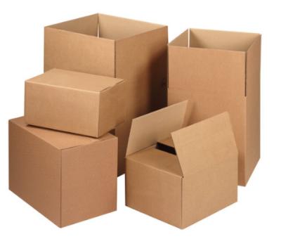 China Cinco cajas de cartón dobles de la pared de la capa reciclaron las cajas de almacenamiento de la cartulina en venta