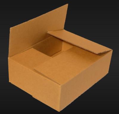 China Cajas de cartón resistentes de Brown, caja acanalada reciclada de Kraft en venta