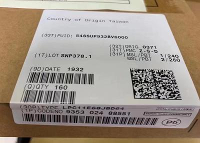 China Elektronische enig-Kern50mhz 256KB LPC11E68JBD64 Microcontroller Van geïntegreerde schakelingen IC Te koop