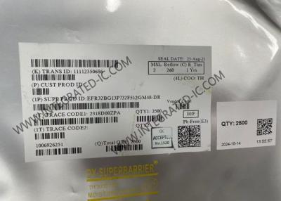 China EFR32BG13P732F512GM48-DR BT IC 2.4GHz EFR32 블루 게코 BT 저에너지 SoC QFN-48 for sale