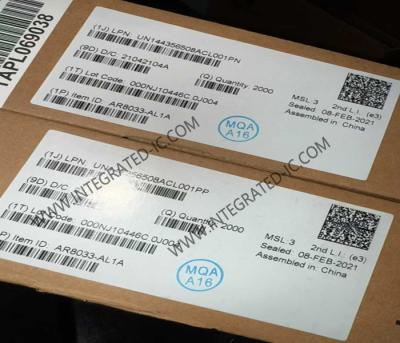 China AR8033-AL1A Ethernet IC 10/100/1000 Mbps Ethernet Transceiver QFN48 Wi-Fi Networks for sale