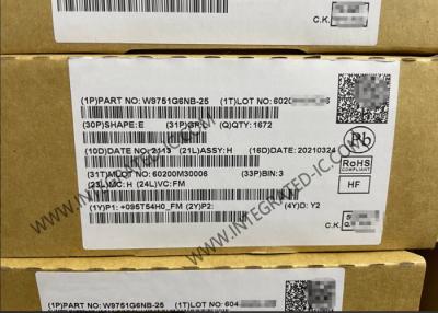 Китай W9751G6NB-25 Память IC Чип 512Mbit Параллельная SDRAM DDR2 Память IC продается