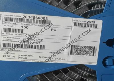 China 203456-0003 Connectoren 1A 30V Spiegel Mezz Hermafroditisch Board To Board Connector Te koop
