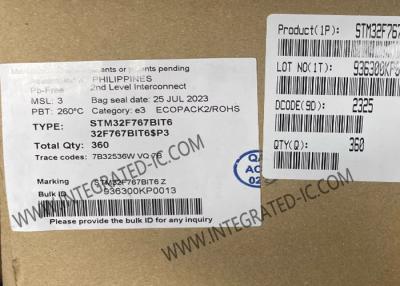 China STM32F767BIT6 Microcontroller MCU High Performance ARM Cortex M7 Microcontroller IC for sale