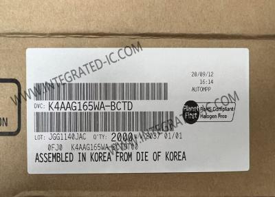China K4AAG165WA-BCTD Chip de memoria IC DDR4 DRAM 16Gbit Memoria de acceso aleatorio dinámico FBGA96 en venta