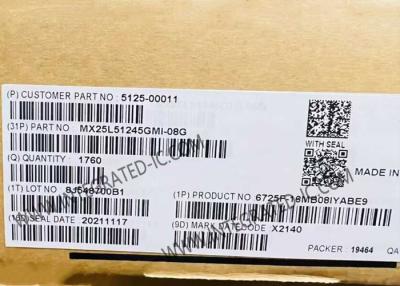 China MX25L51245GMI-08G 166MHz 512Mbit NOR Flash Memory IC with 2.7V ~ 3.6V Supply Voltage in SOP-16 Package for sale