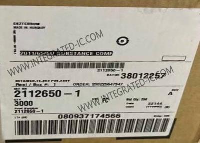 China 2112650-1 2X3 POS Automotive Connector Retainer with Black PBT GF Material for -40°C ~ 120°C for sale