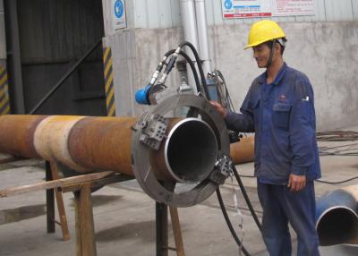 中国 油圧割れ目フレームの管の切断および斜角が付く機械溝を彫る機械長い生命 販売のため