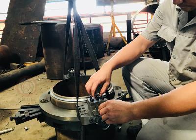 China De aangepaste Clamshell-van Pijpknipsel en Beveling Nauwkeurigheid van de Machineschuine rand Te koop