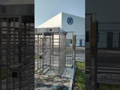 HCW 바이오메트릭 전체 높이 턴스타일 게이트 쌍방향 304SS 보행자 제어 시스템