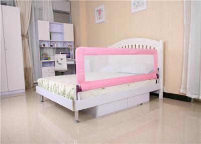 China Justierbare tragbare rosa Maschen-Bettgitter für Kinder, einfach zusammenzubauen zu verkaufen